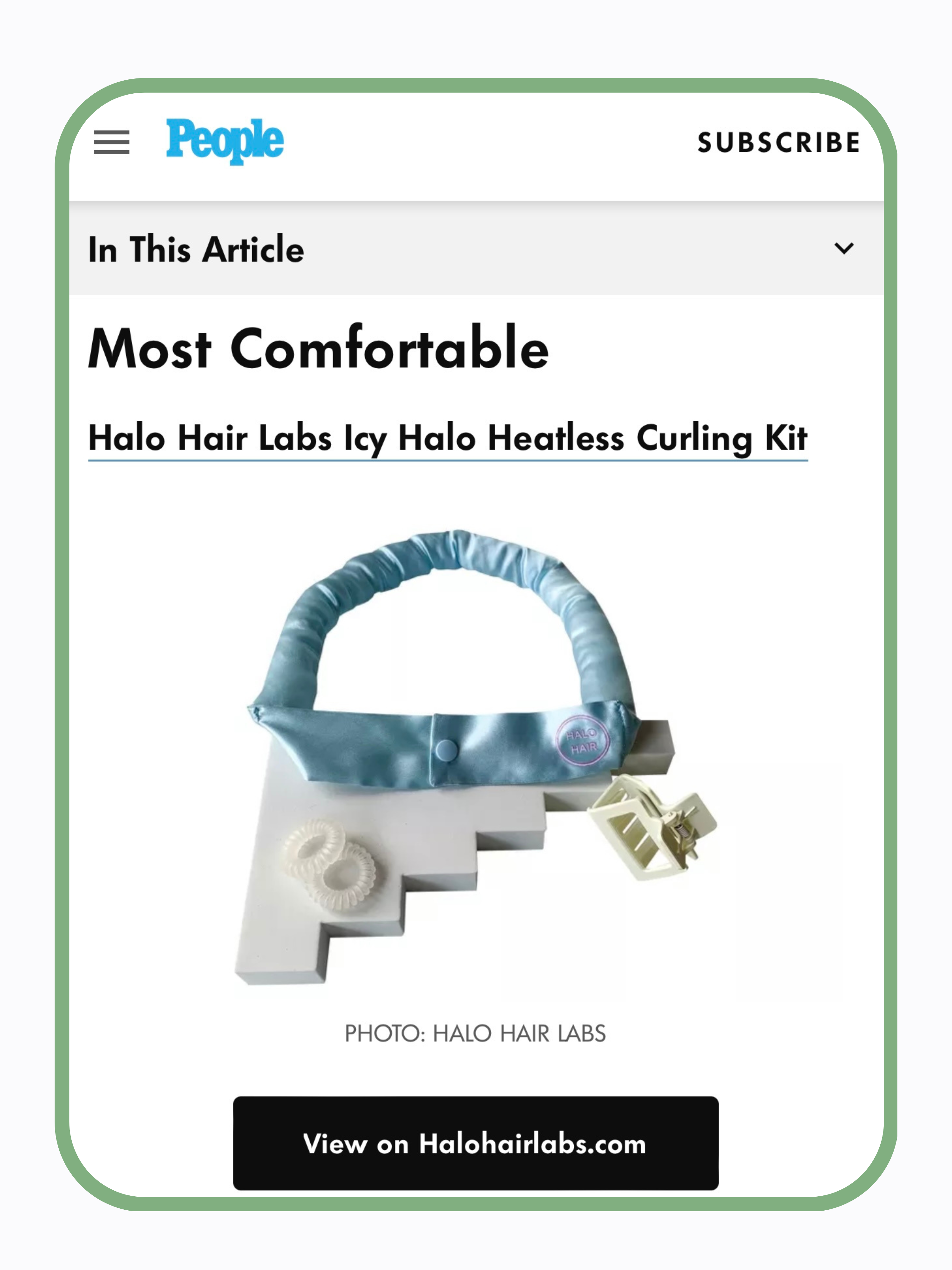 Heatless curling halo - Heatless curls made comfortable & easy! – Halo ...